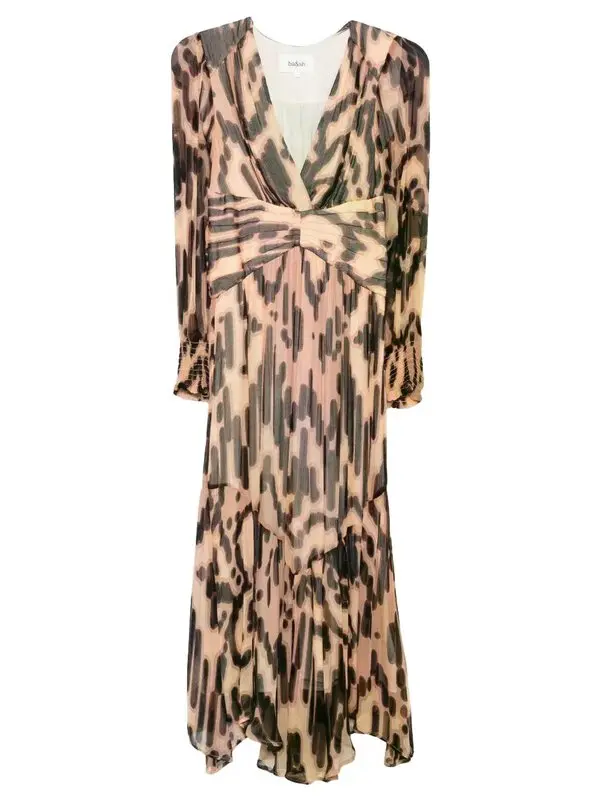 Ba&sh Amor Midi Dress - Brown