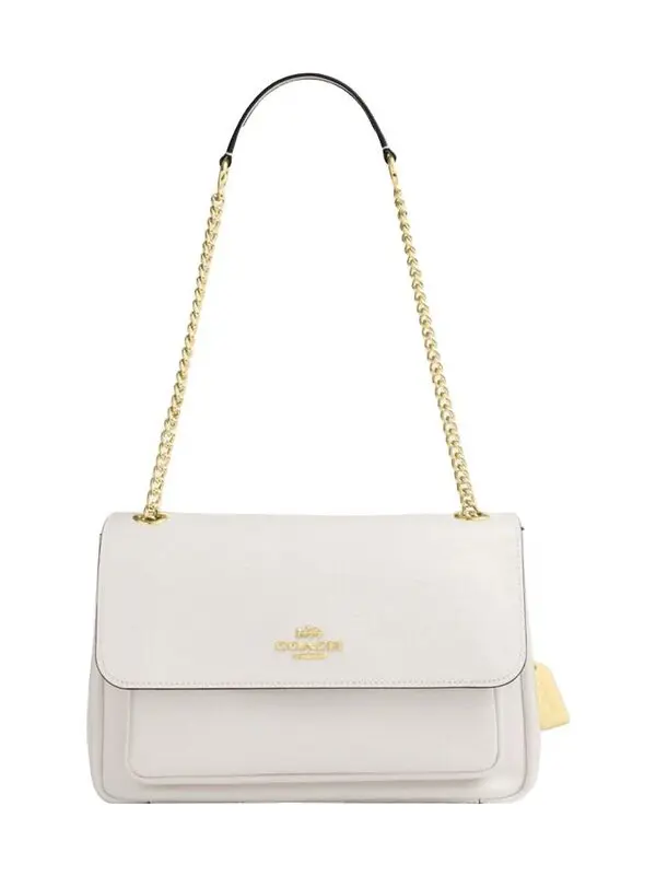 COACH® Elodie Crossbody Bag - Crinkle Leather/gold/chalk