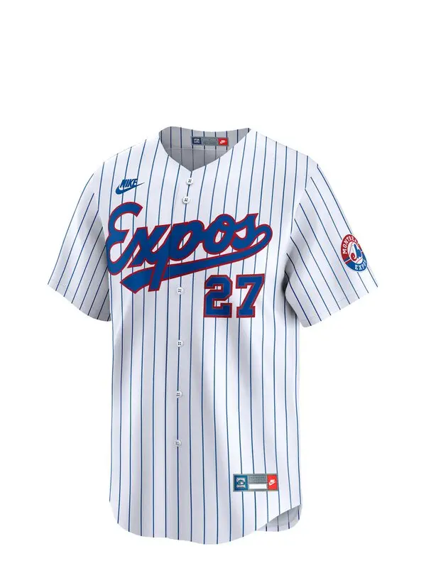 Nike Vladimir Guerrero Montreal Expos Cooperstown Dri-fit Mlb Limited Jersey - White