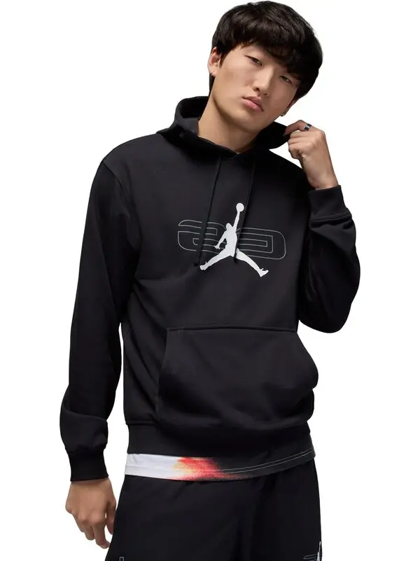 JORDAN Sport Crossover Fleece Pullover Hoodie - Black