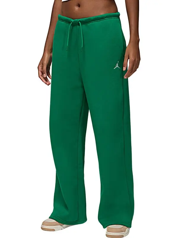 JORDAN Brooklyn Fleece Open-hem Pants - Green