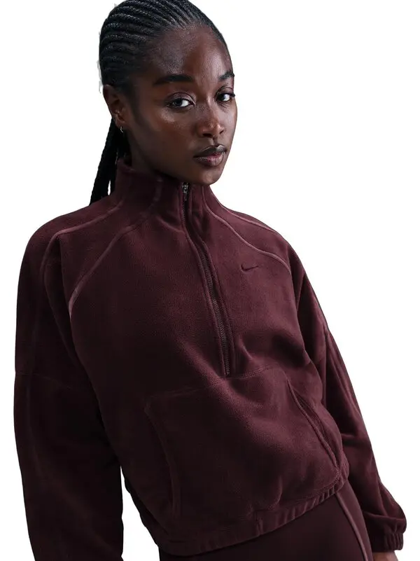 Nike One Therma-fit 1/2-zip Top - Red