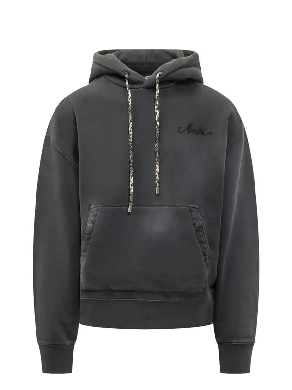 Amiri Cotton Hoodie - Black