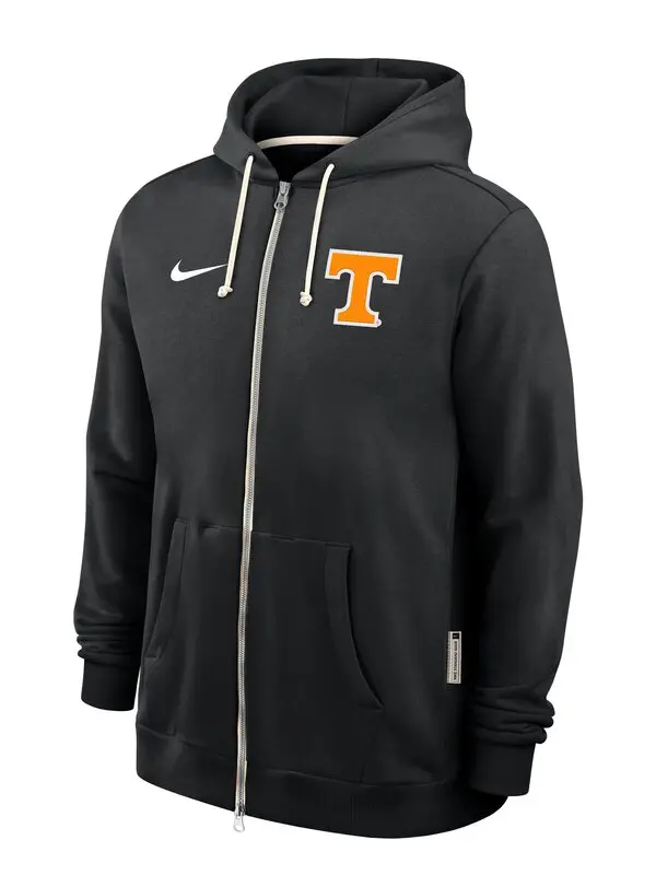 Nike Tennessee Sideline Dri-fit College Full-zip Hoodie - Black