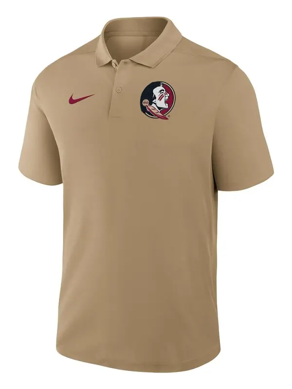 Nike Florida State Primetime Victory Primary Logo Dri-fit College Polo - Brown