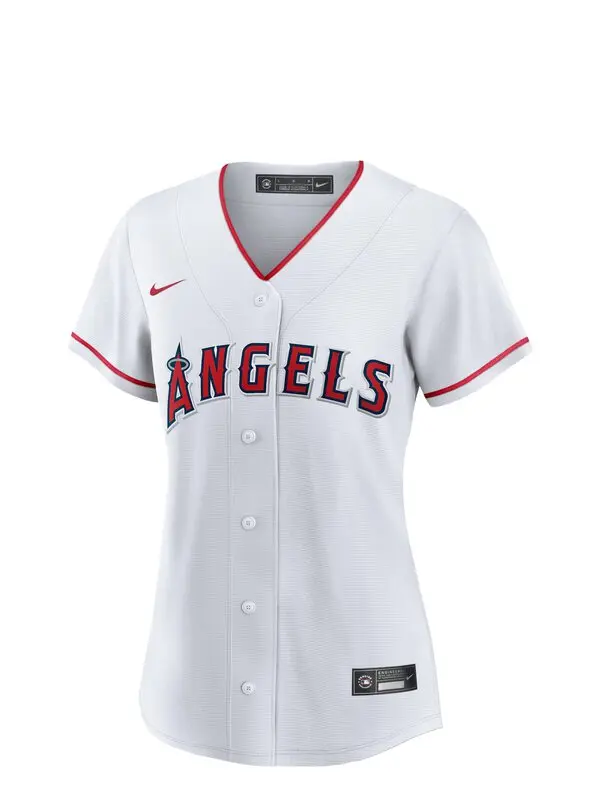 Nike Mlb Los Angeles Angels Replica Baseball Jersey - White