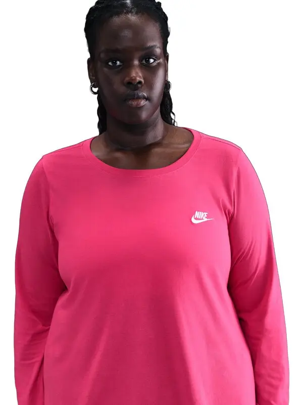 Nike Sportswear Club Long-sleeve T-shirt - Pink