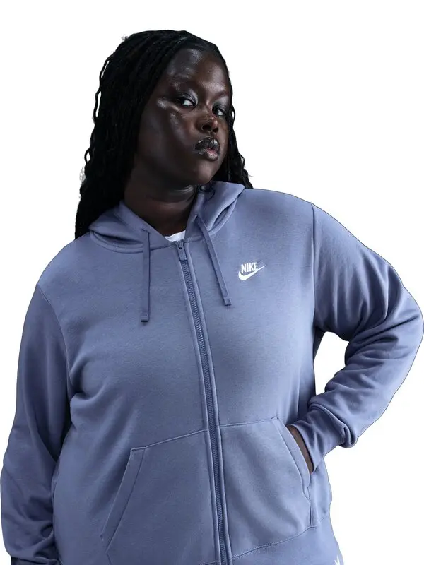Nike Sportswear Club Fleece Full-zip Hoodie - Blue