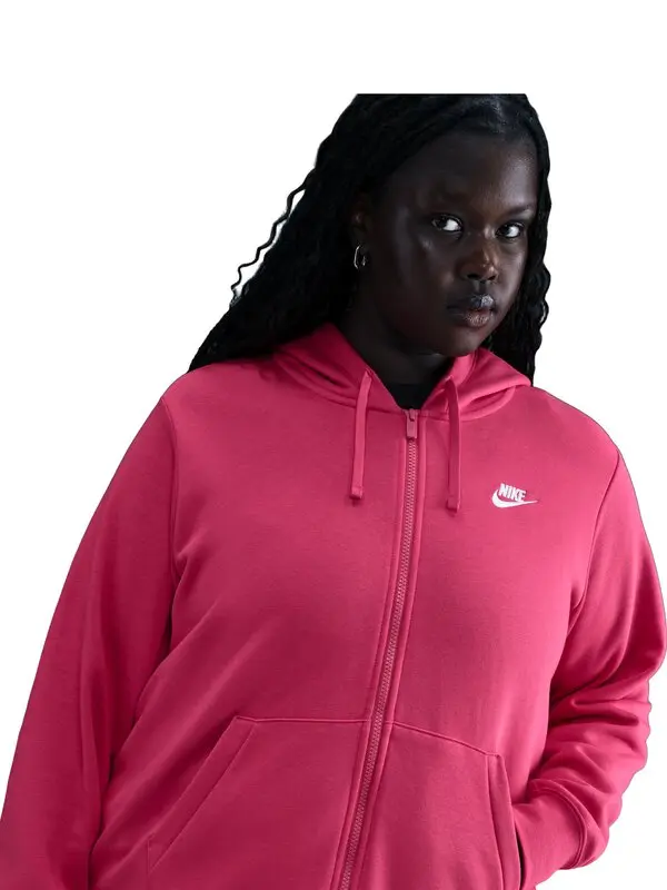 Nike Sportswear Club Fleece Full-zip Hoodie - Pink