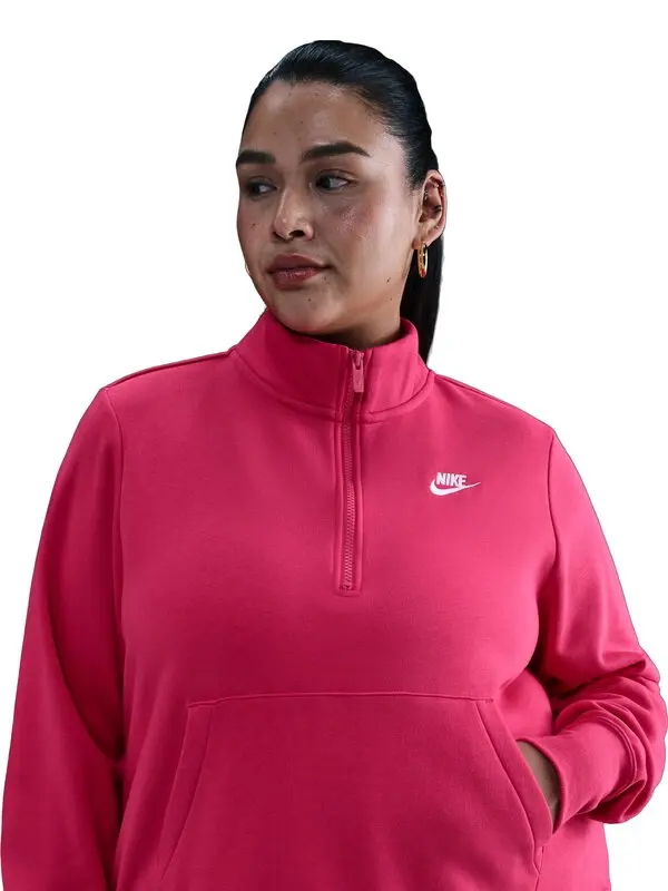 Nike Sportswear Club Fleece 1/2-zip Sweatshirt - Pink