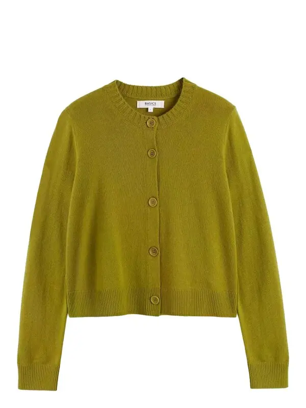 Chinti & Parker Crew-neck Cardigan - Green