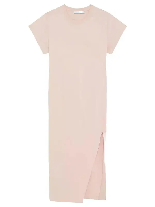 IRO PARIS Side Slit Midi Dress - Pin29 Blush Pink