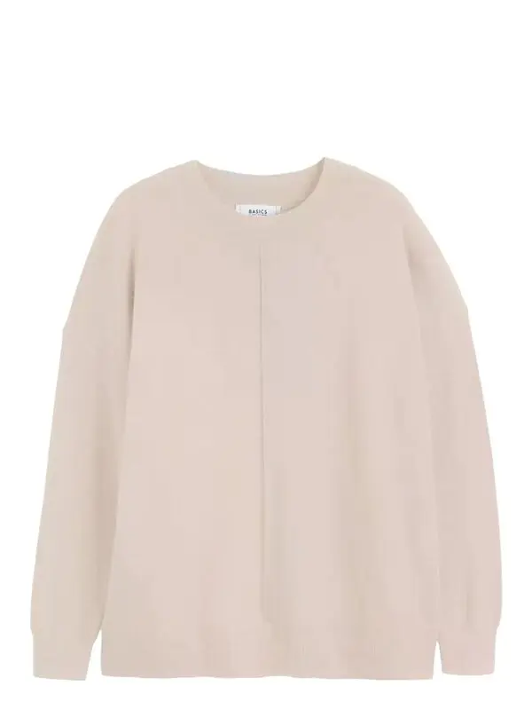 Chinti & Parker Wool-cashmere Panelled Sweater - Neutrals