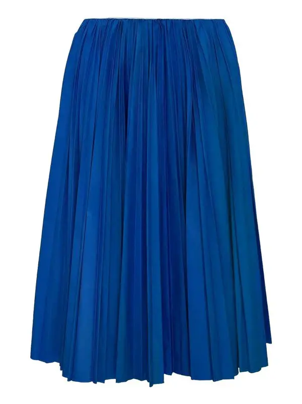 N°21 Sunray Pleated Skirt - Blue
