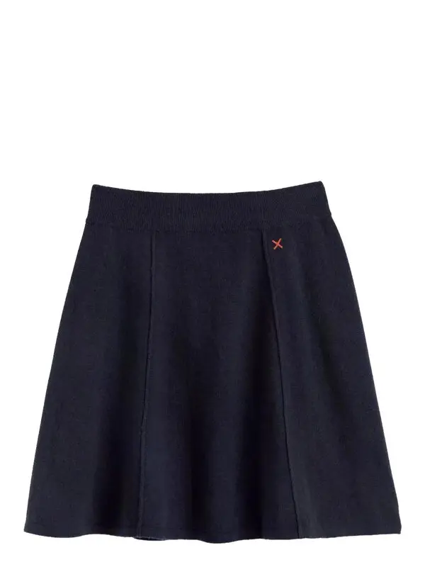 Chinti & Parker Cashmere-blend Skirt - Blue