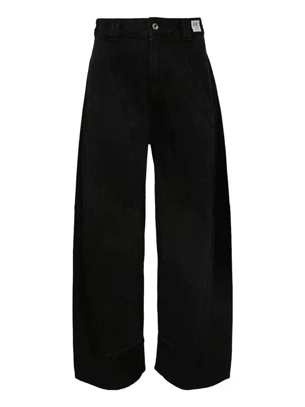 RE CODE Paneled Jeans - Black