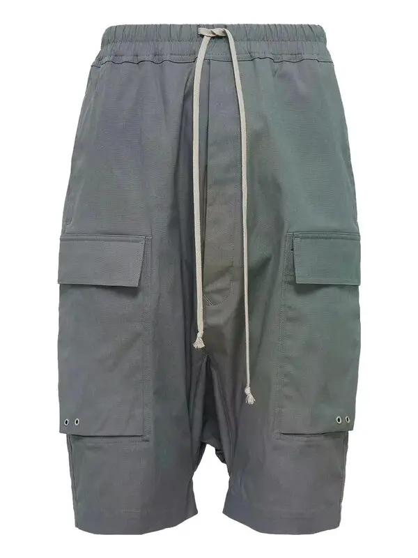Rick Owens Cargo-pocket Shorts - Blue