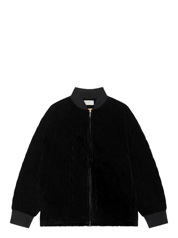 Malìparmi Quilted-effect Bomber Jacket - Black