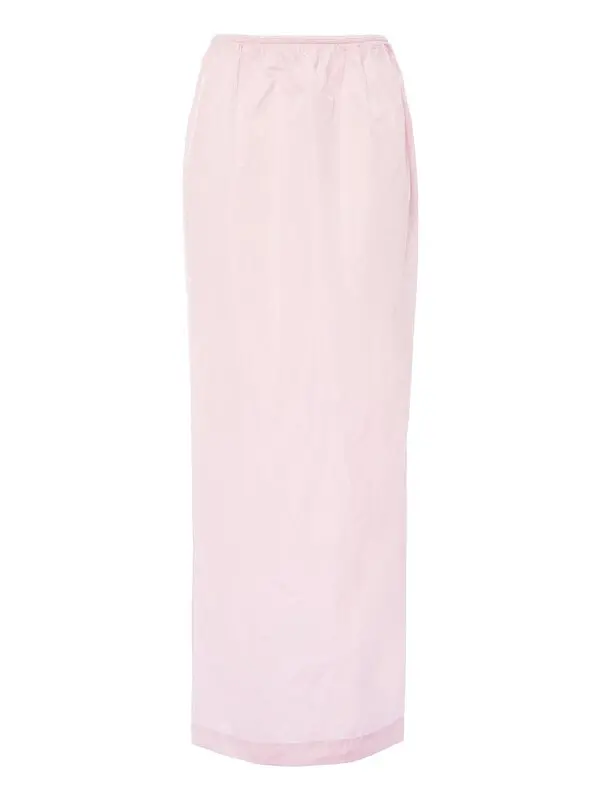DES_PHEMMES Parachute Maxi Skirt - Light Pink