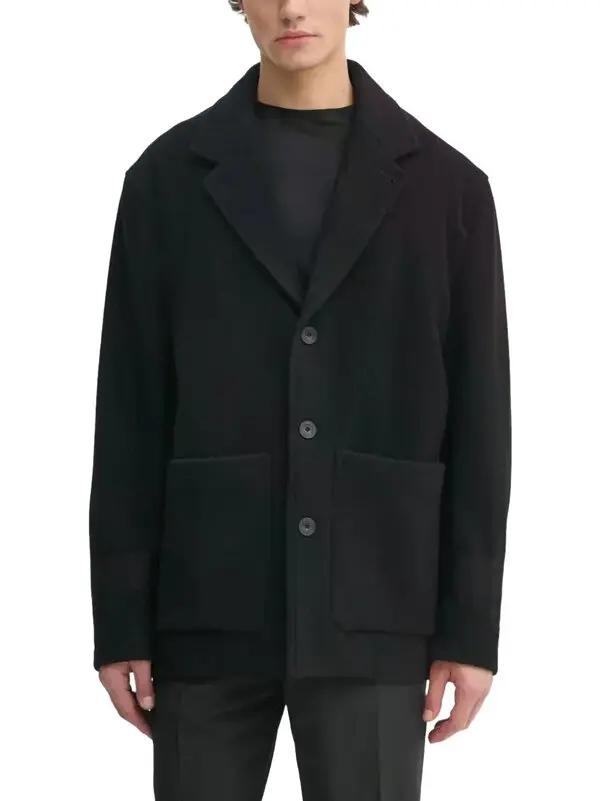 ÉTUDES STUDIO Patch-pocket Coat - Black