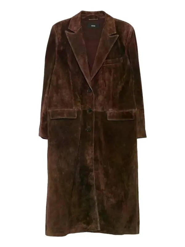 ARMA Alissa Suede Coat - Brown