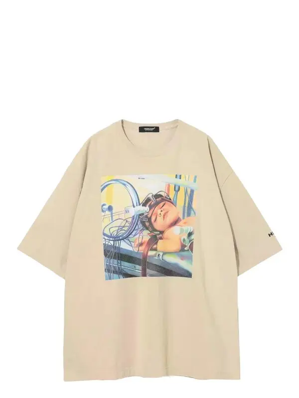 UNDERCOVERISM Heldon Graphic-print T-shirt - Neutrals