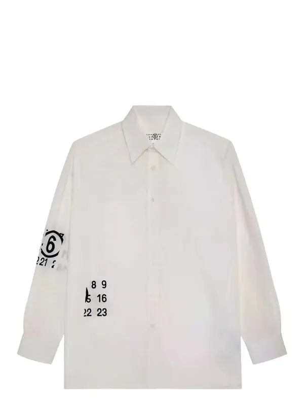 MAISON MARGIELA Spiga Capsule Long-sleeve Shirt - White