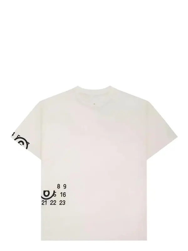 MAISON MARGIELA Spiga Capsule Numbers T-shirt - White