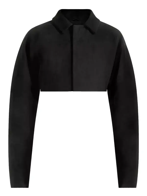 Manière De Voir Balloon Sleeves Jacket - Black