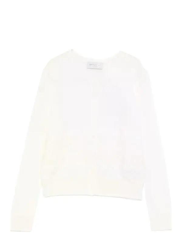 ERMANNO FIRENZE Crew Neck Sweater - White