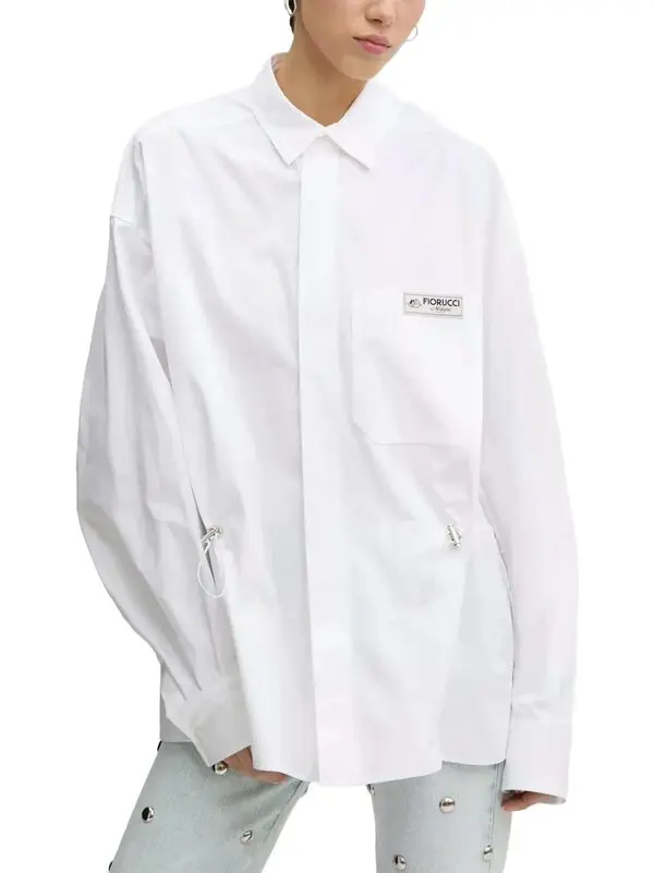 Fiorucci Drawstring Shirt - White