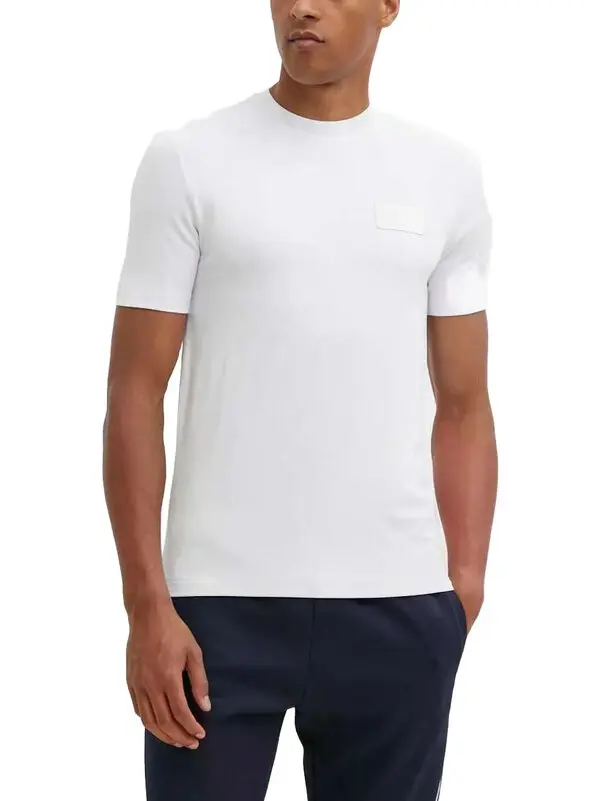 Emporio Armani Logo Patch T-shirt - White