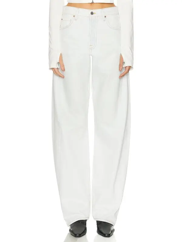 GRLFRND Noa Engineer Jeans - White Cloud