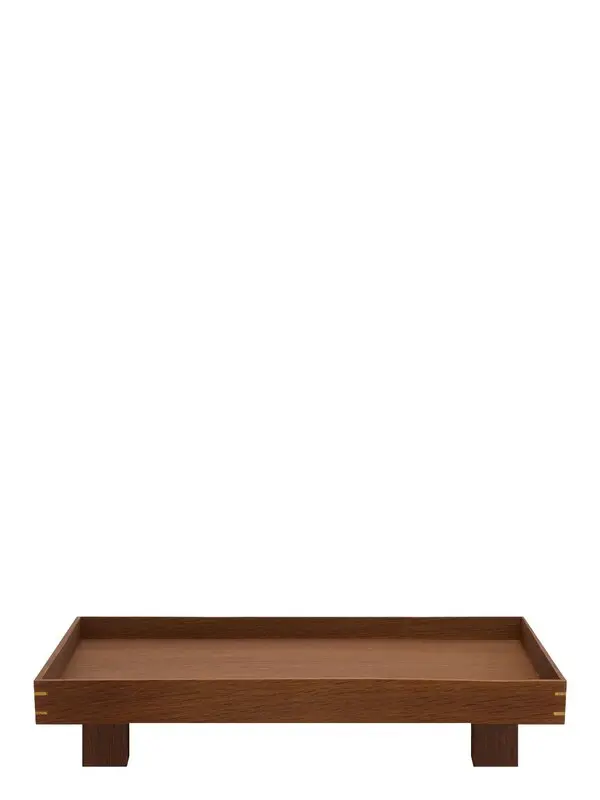 FERM LIVING Bon Wooden Tray Small - Smoked Oak