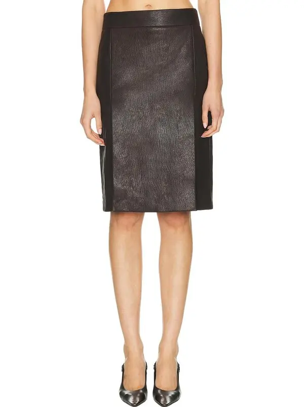 FERRAGAMO Pencil Skirt - Expresso