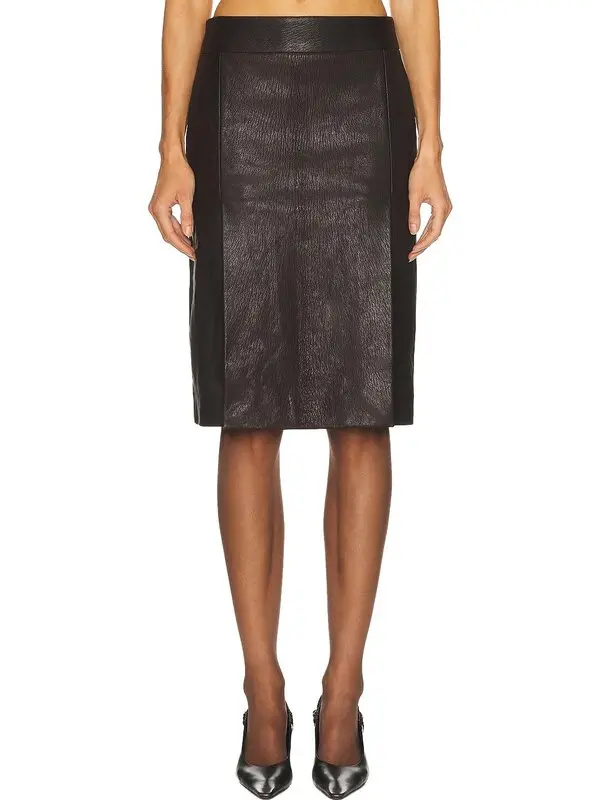 FERRAGAMO Pencil Skirt - Expresso