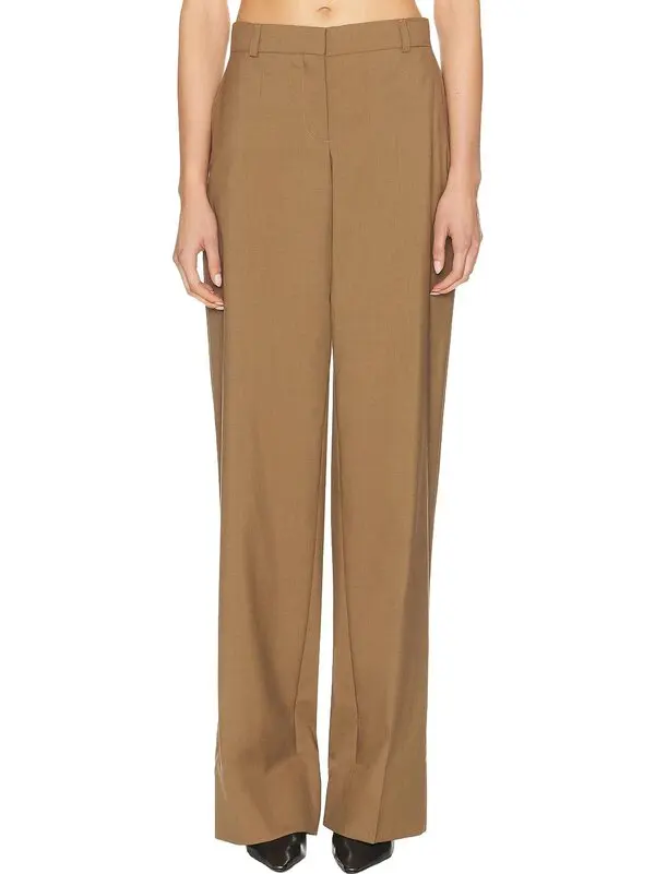 Stella McCartney Melange Tailoring Pant - Toffee
