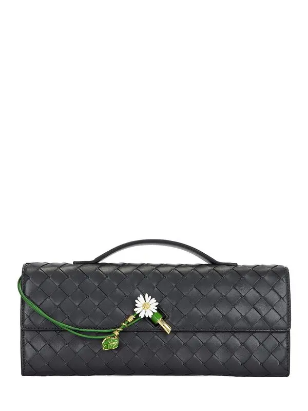 Bottega Veneta Andiamo Clutch - Ardois  Daisy Flower  & Muse Brass