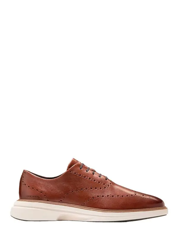 Cole Haan Riginalgrand Cityspectre Wingtip Oxfords - Woodbury-natural-ivory