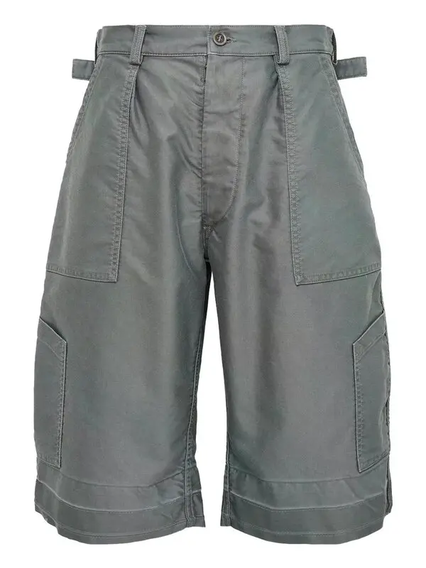 MAISON MARGIELA Stone-wash Cargo Shorts - Green