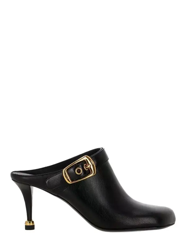 Chloé 75mm Andrea Leather Mules - Black