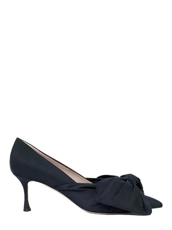 N°21 Bow-tie Stiletto Pumps - Black