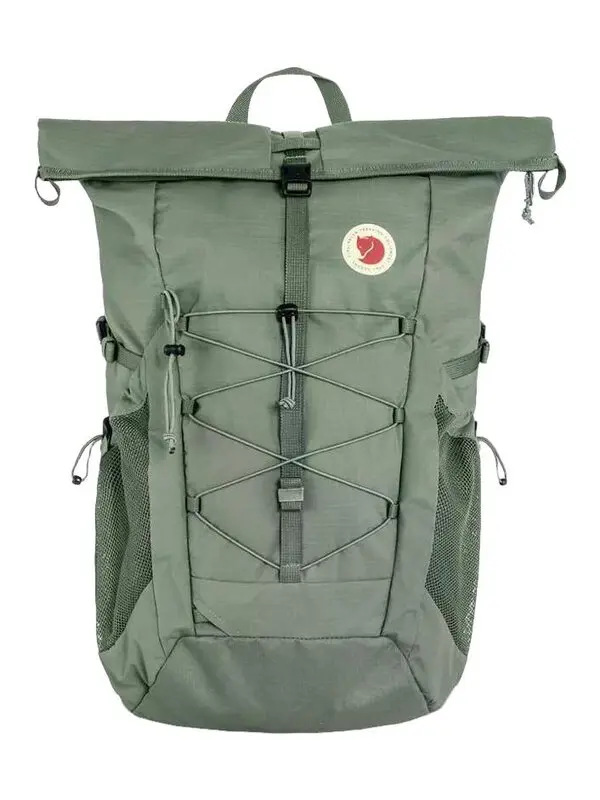 Fjallraven Roll-top Drawstring Backpack - Green