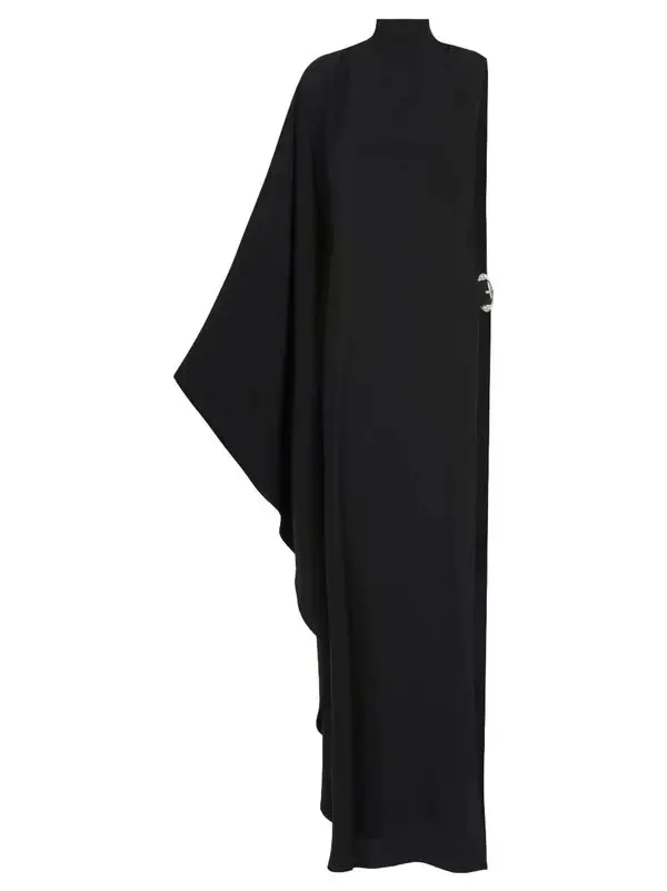 TALLER MARMO Michela Ring-detail Midi Dress - Black