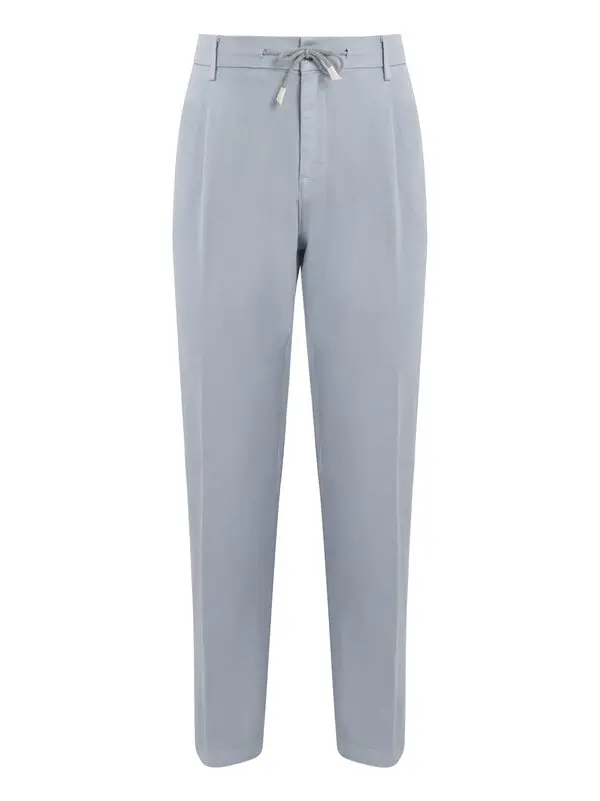 Eleventy Wool-cashmere Trousers - Blue