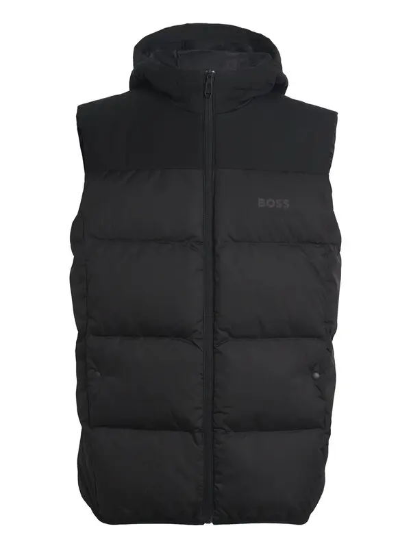 Hugo Boss Down-filled Block Gilet - Black