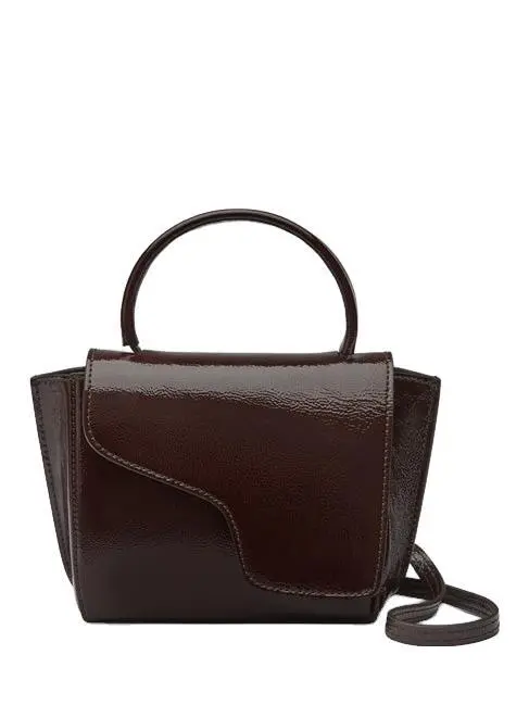 ATP ATELIER Montalcino Naplak Leather Mini Handbag - Walnut