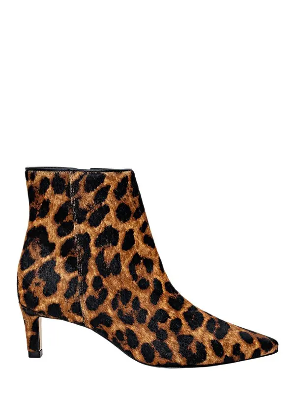 L'Agence Lilly Bootie - Leopard Hair Calf