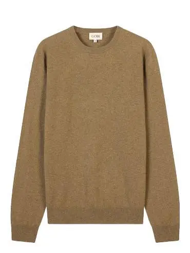 Gobi Cashmere Essential Crewneck Sweater - Aloe