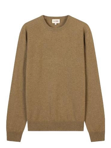 Gobi Cashmere Essential Crewneck Sweater - Aloe